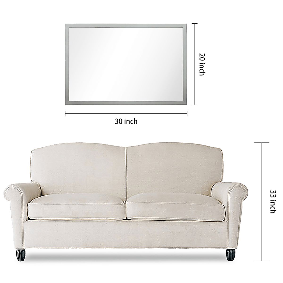 Vivigen Silver Gray Mirror | Rooms to Go