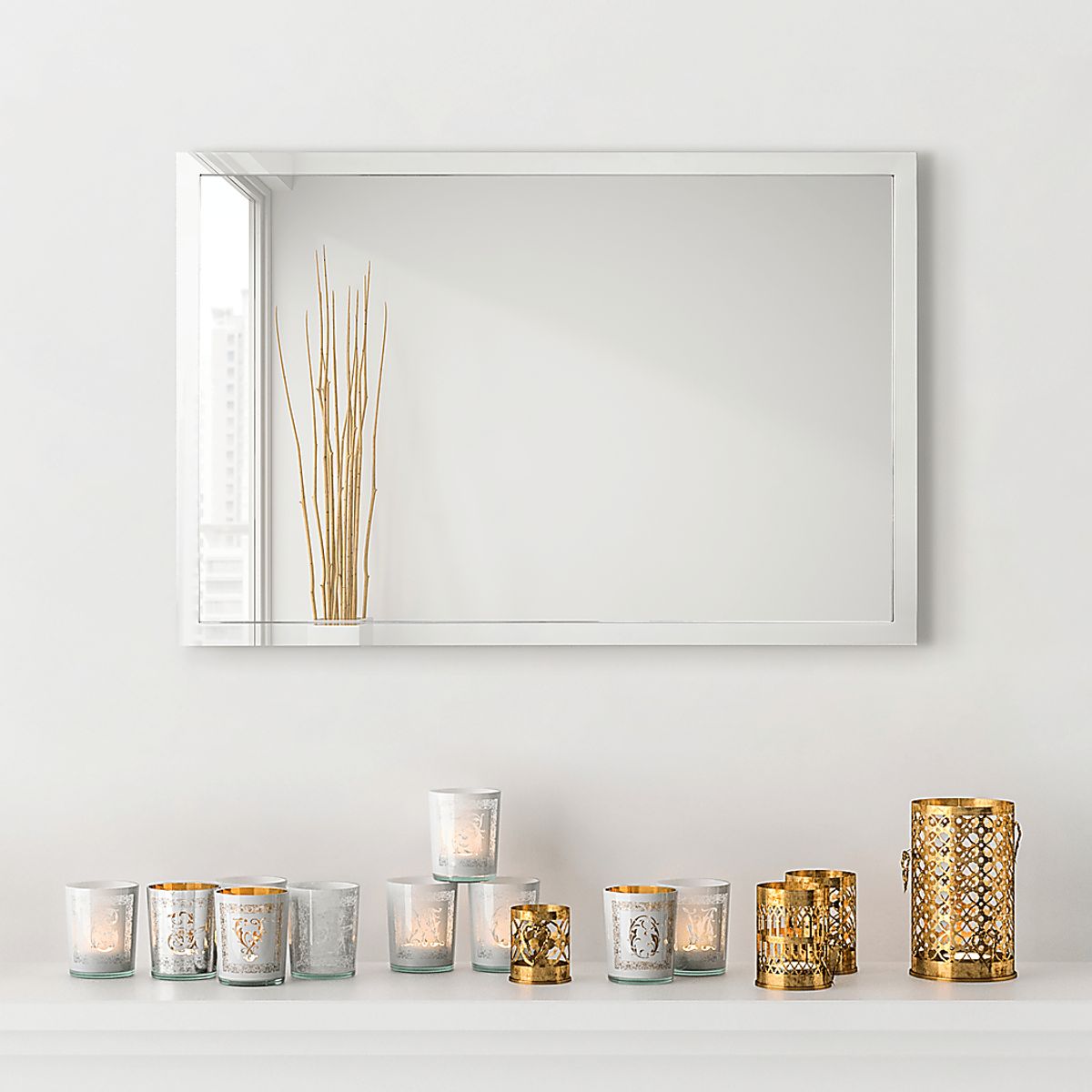 Vivigen Silver Gray Mirror | Rooms to Go
