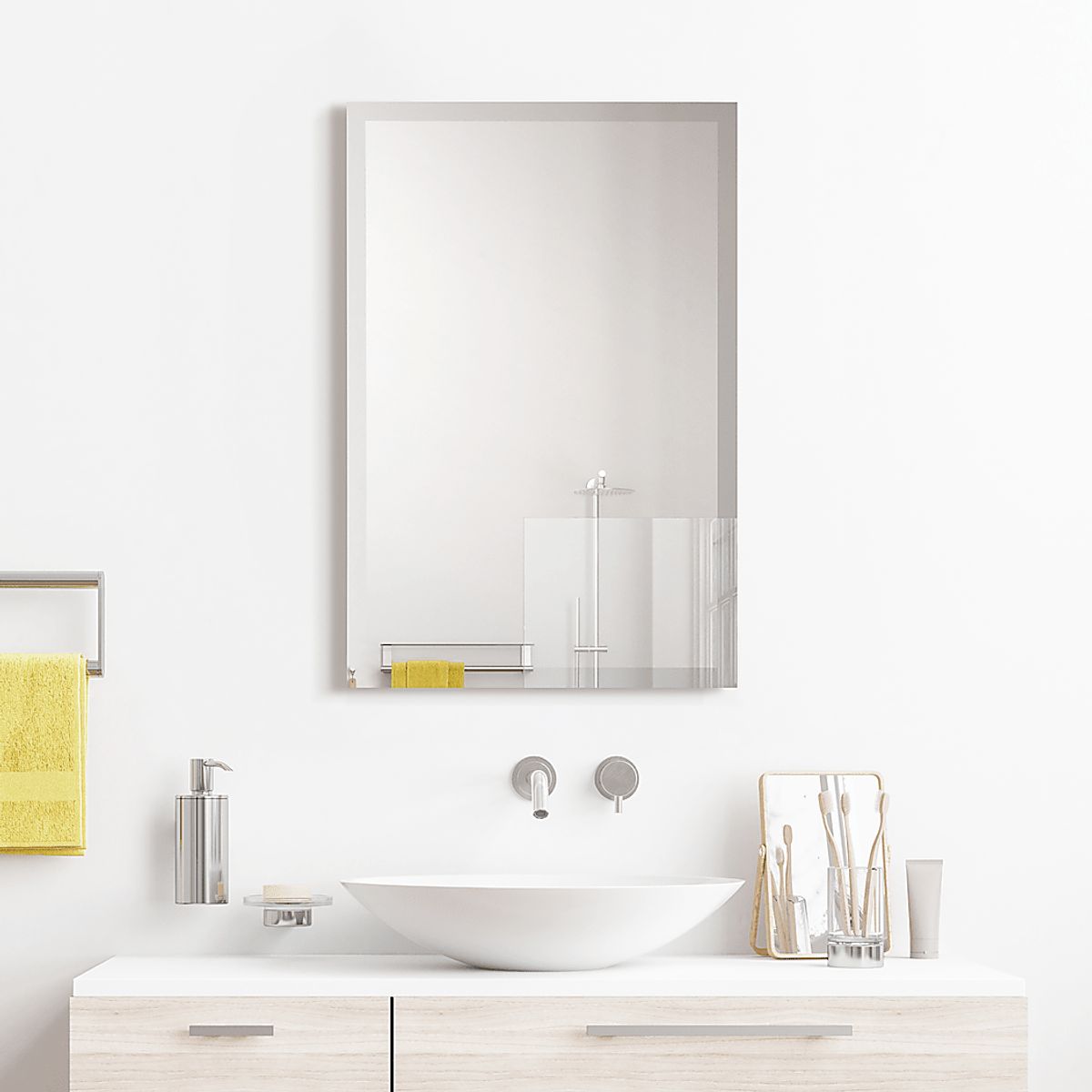 Vivigen Silver Gray Mirror | Rooms to Go