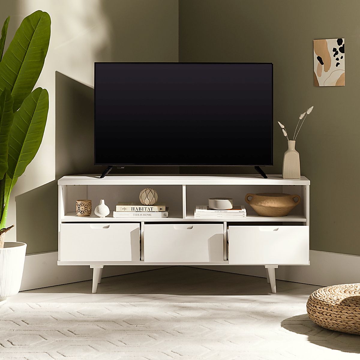 Vyena White Colors,White Tv Console | Rooms to Go