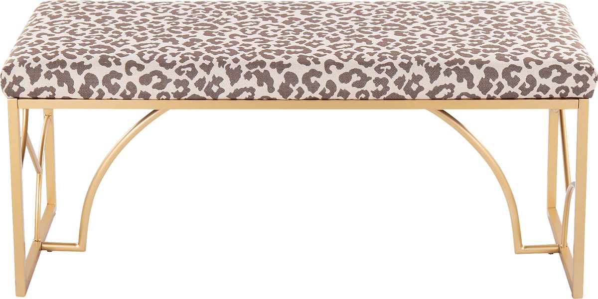 Waldroup I Beige Accent Bench | Rooms to Go