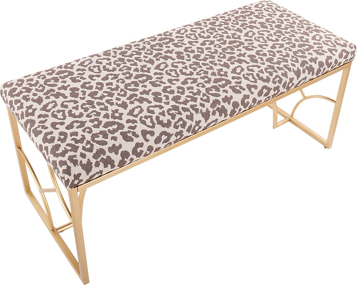 Waldroup I Beige Accent Bench | Rooms to Go