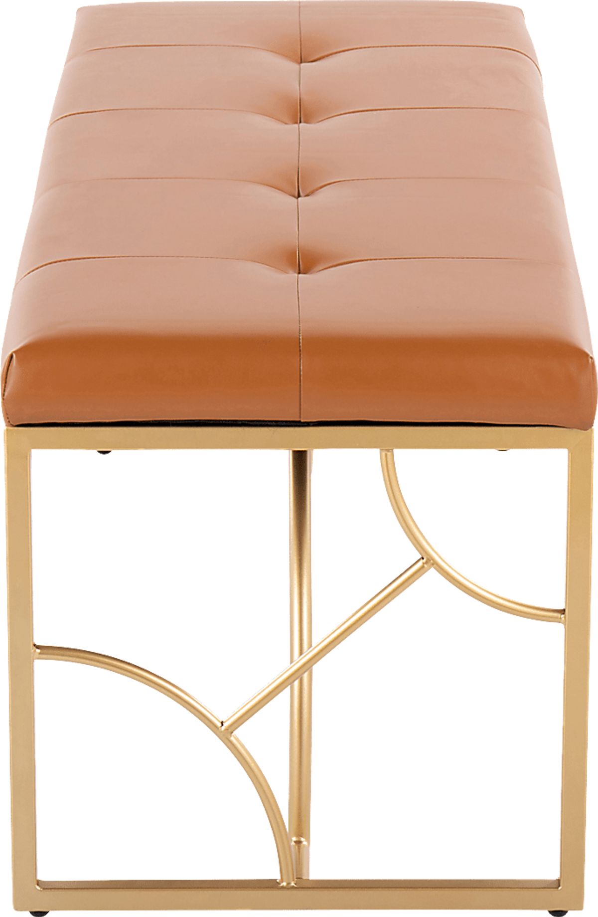 Waldroup I Camel Brown Accent Bench | Rooms to Go