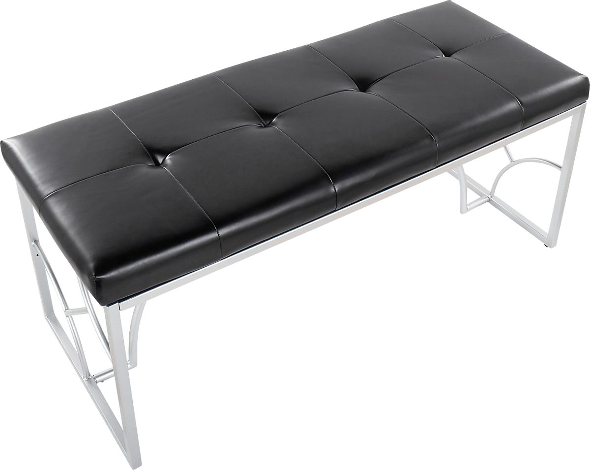 Waldroup II Black Accent Bench | Rooms to Go