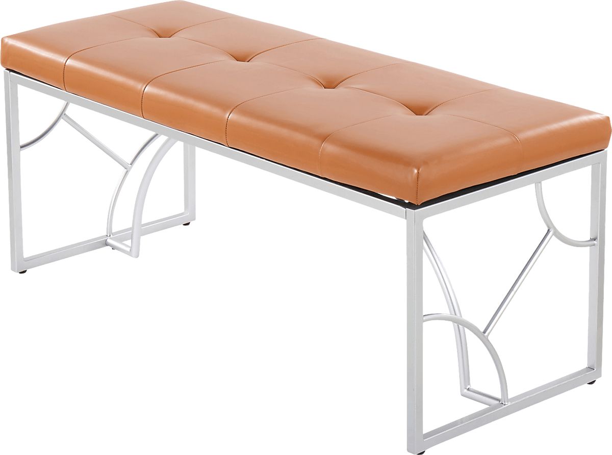 Waldroup II Camel Brown Accent Bench | Rooms to Go