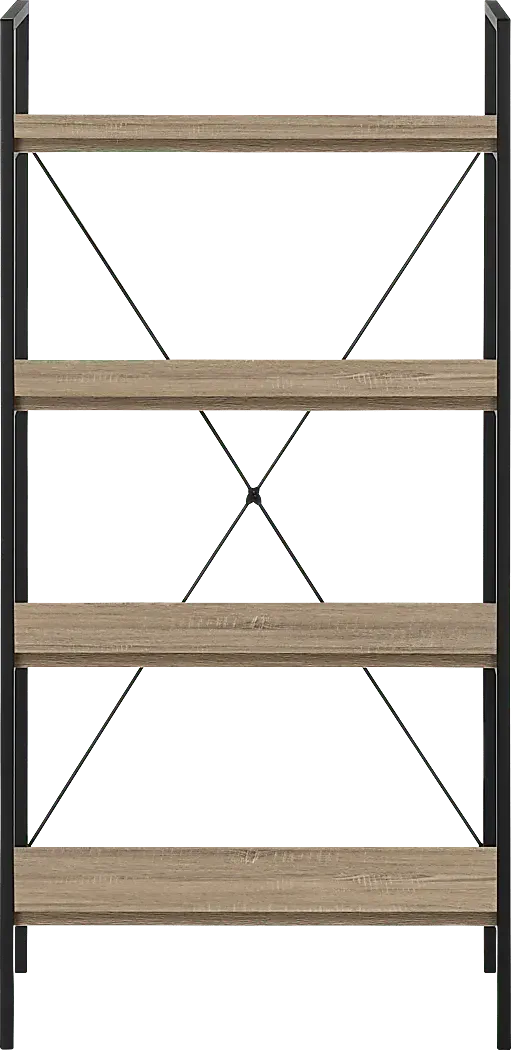 Wallcraft Taupe Colors,Light Wood Bookcase | Rooms to Go