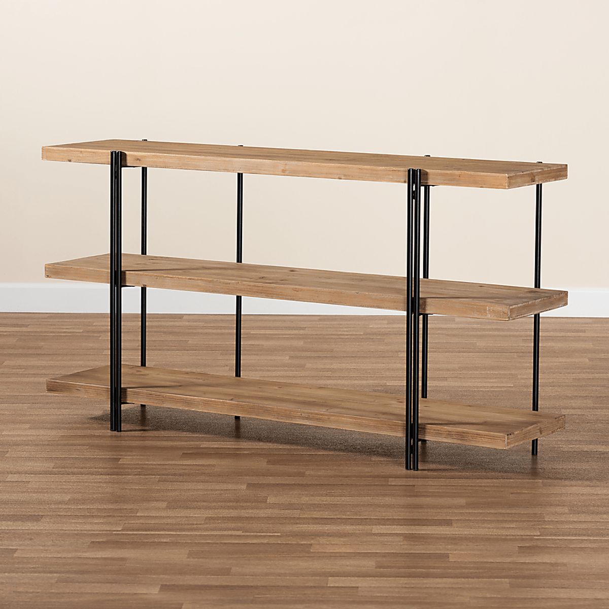 Wallwood Brown Dark Wood Sofa Tables | Rooms to Go