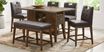 Walstead Place 5 Pc Brown Dark Wood Dining Room Set With Counter Height ...