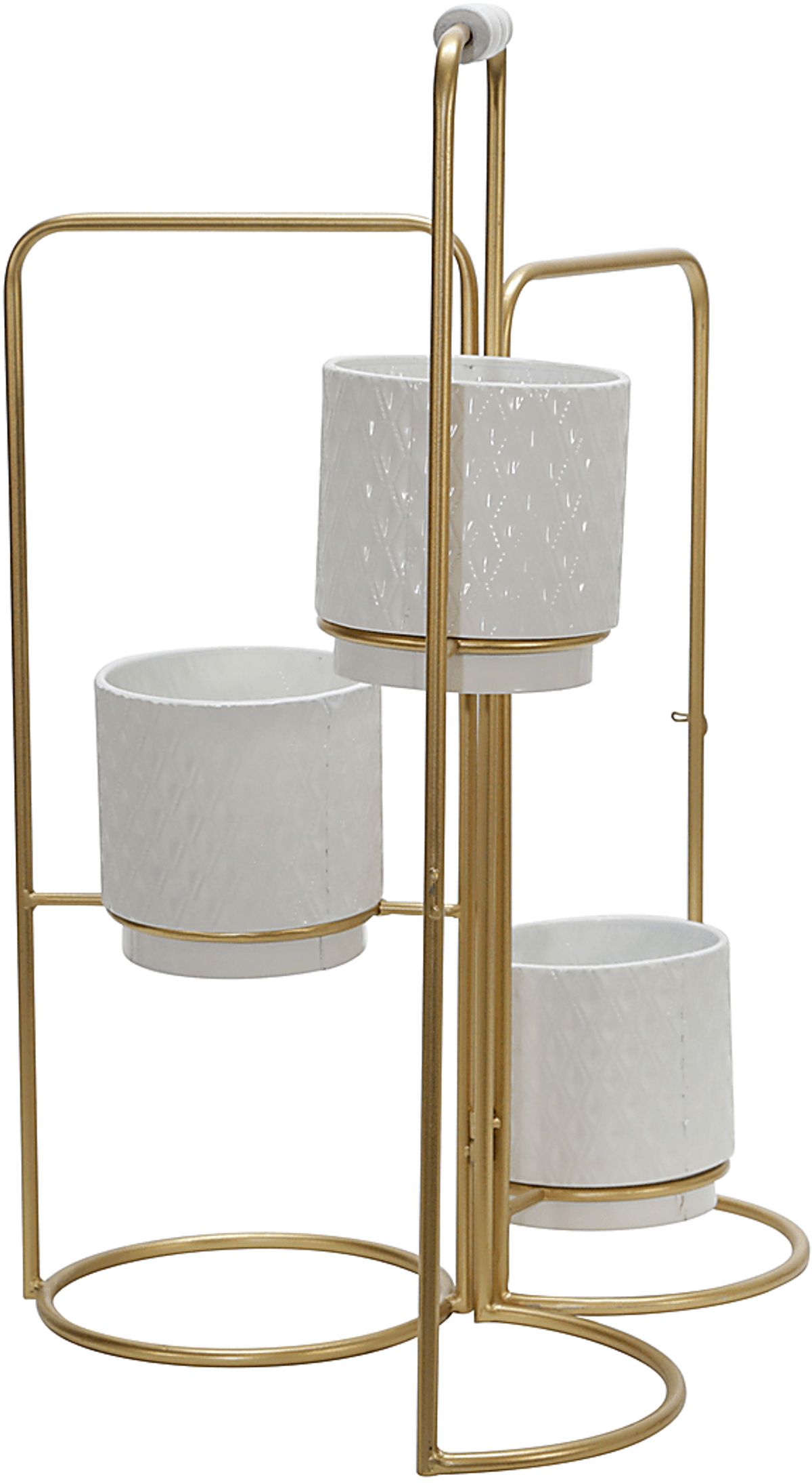 Walthour Gold Colors,Metal Yellow Planter | Rooms to Go
