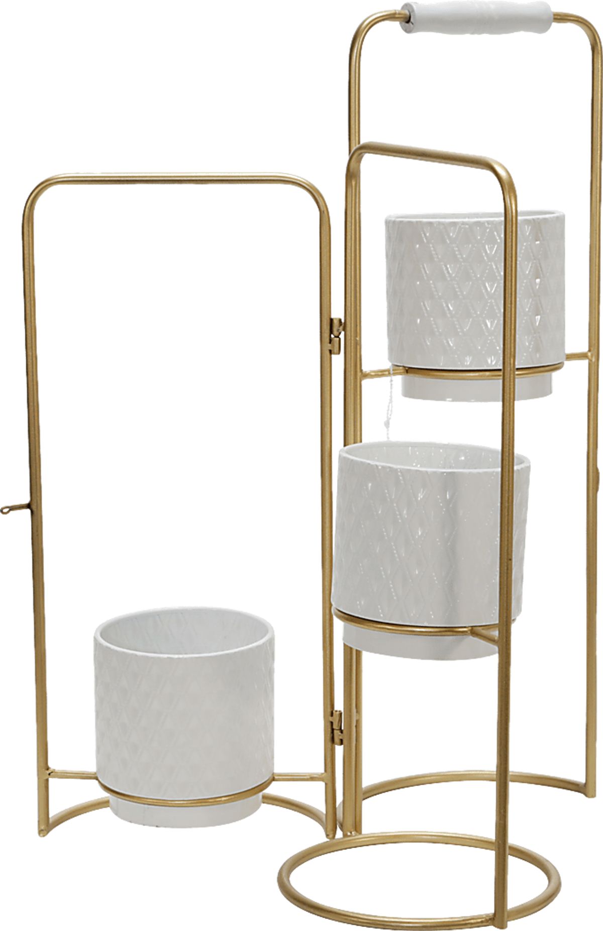 Walthour Gold Colors,Metal Yellow Planter | Rooms to Go