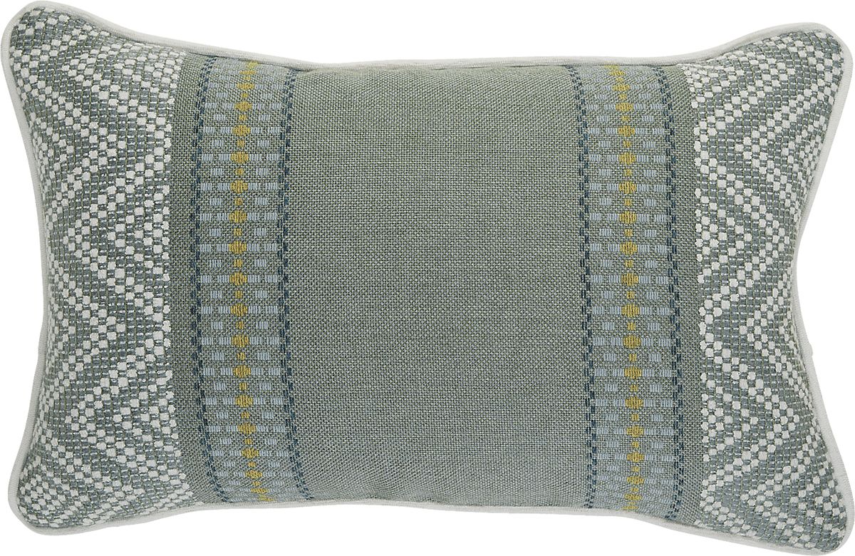 Wanderer Surf Celadon Green Outdoor Accent Pillow | Rooms to Go
