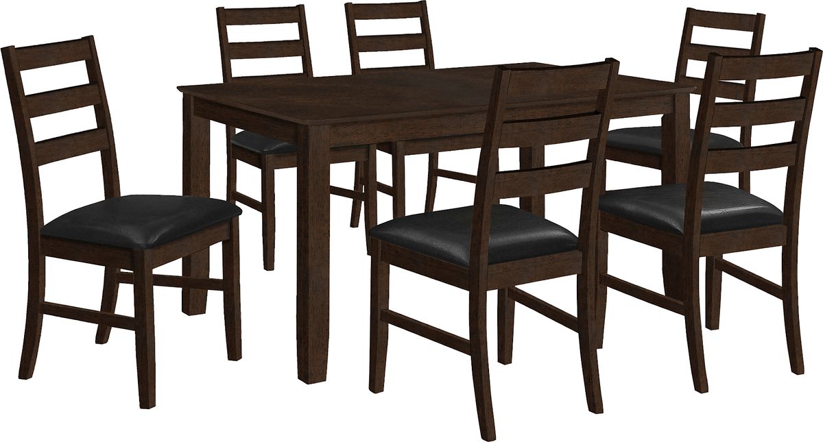 Wansley Espresso Dark Wood Dining Table | Rooms to Go
