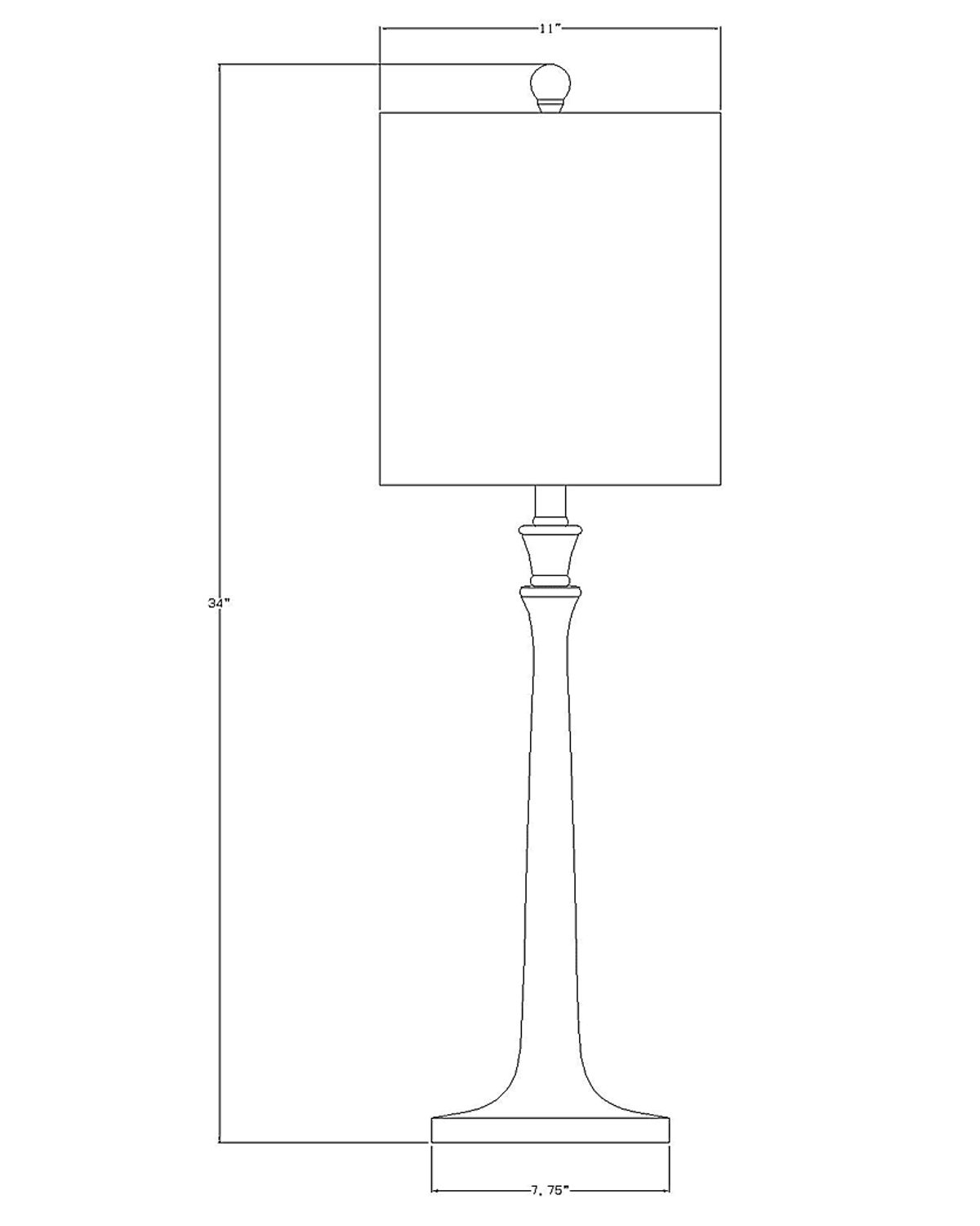 Waples Hills Black Table Lamp | Rooms to Go