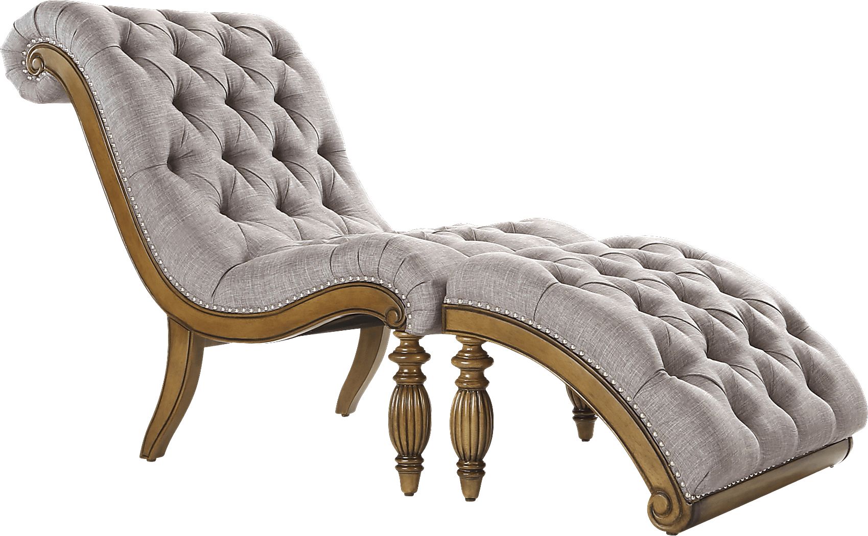 Warbler Gray Chaise - Rooms To Go