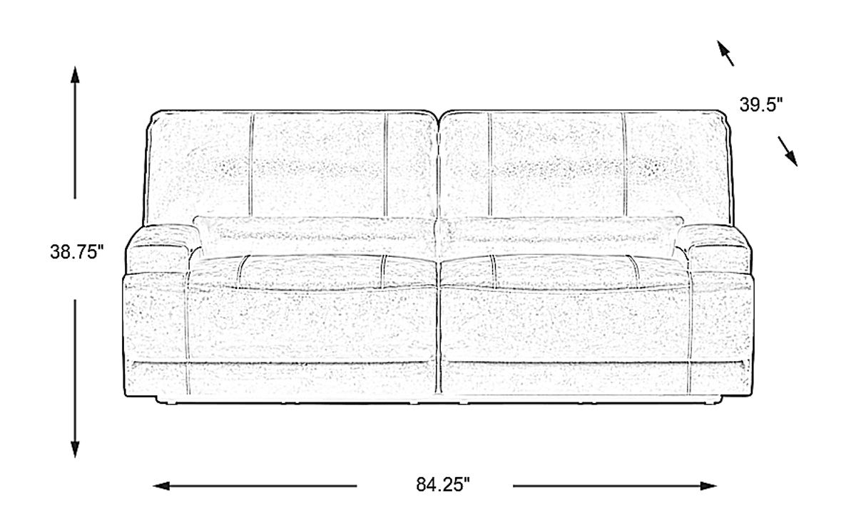 Warrendale Chocolate Brown Microfiber Power Reclining Sofa | Rooms to Go