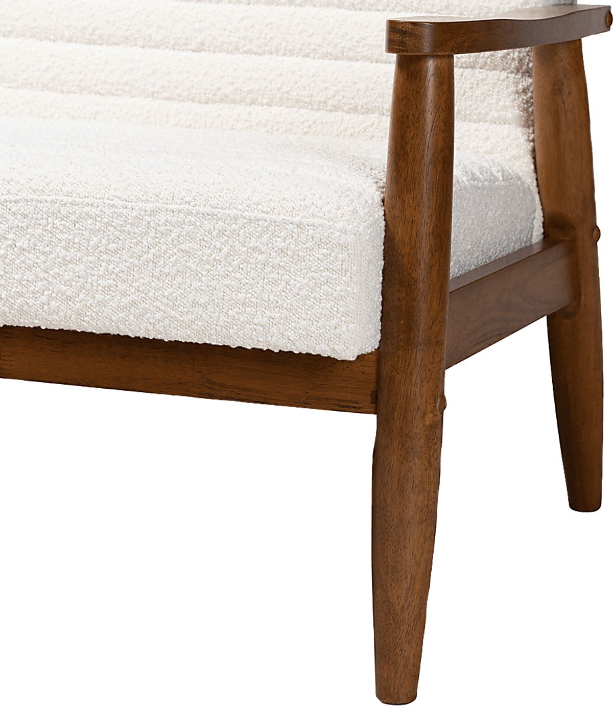 Washakie Walnut Dark Wood Brown Polyester Fabric Loveseat | Rooms to Go