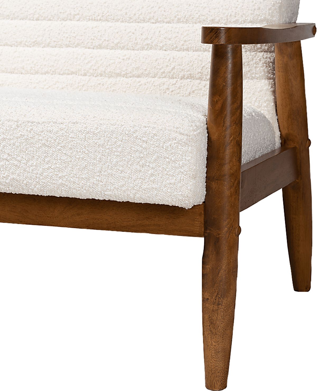 Washakie Walnut Dark Wood Brown Polyester Fabric Sofa | Rooms to Go