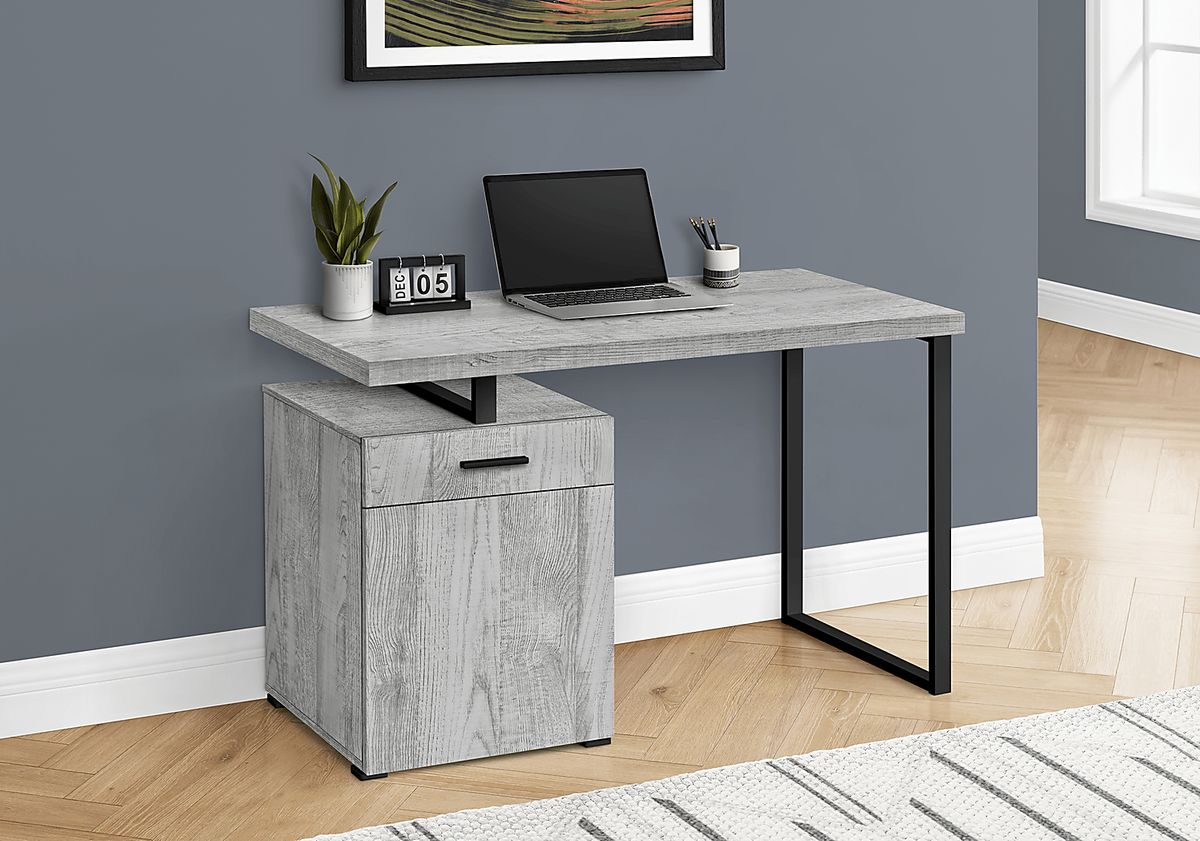 Washita Gray Desk | Rooms to Go