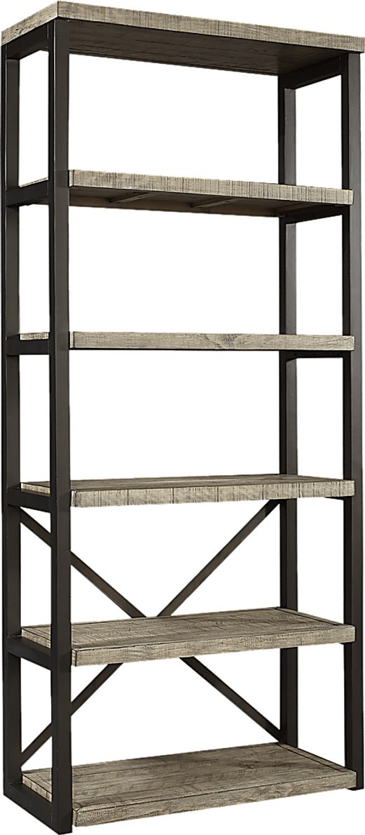 Water MILL Gray Bookcase - Rooms To Go