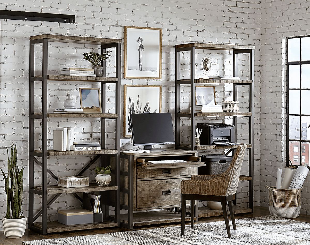 Water MILL Gray File Cabinet | Rooms to Go