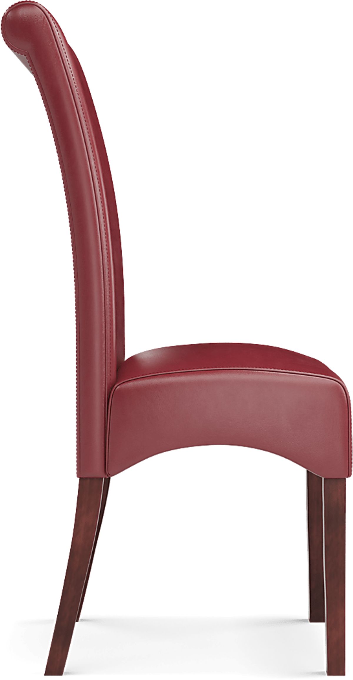 Watercolor Merlot Dark Wood Red Side Chair | Rooms to Go