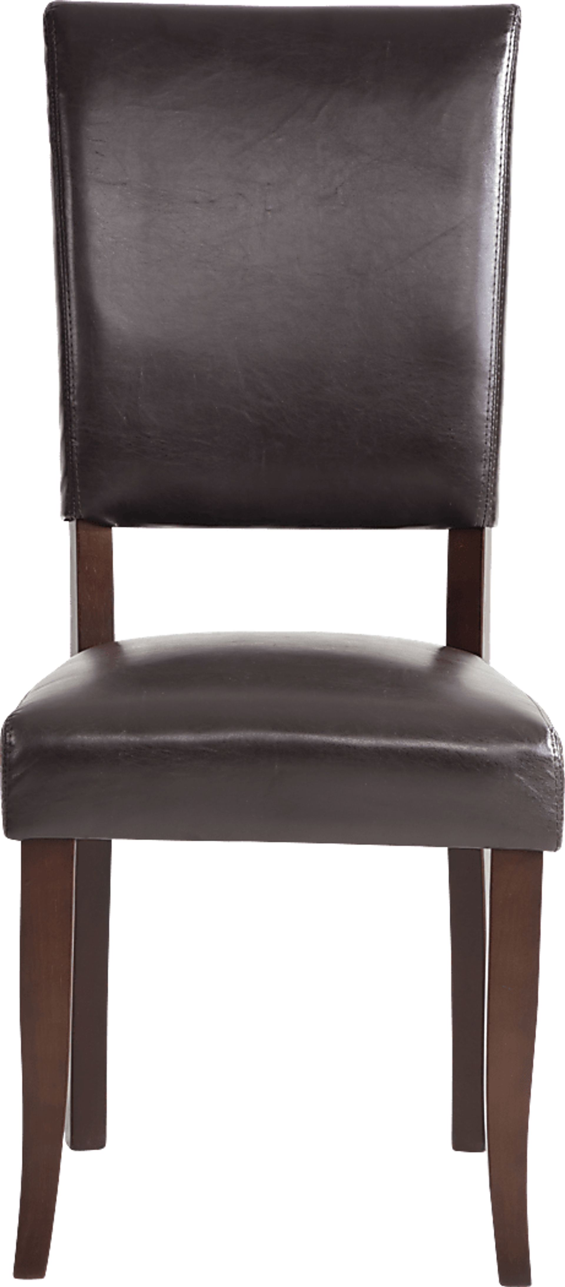 Watterson Brown Dark Wood Side Chair | Rooms to Go