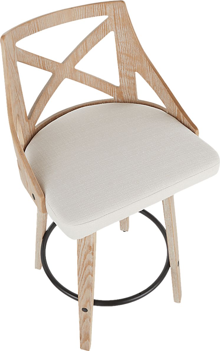 Waverton Cream Counter Height Stool, Set of 2 - Rooms To Go