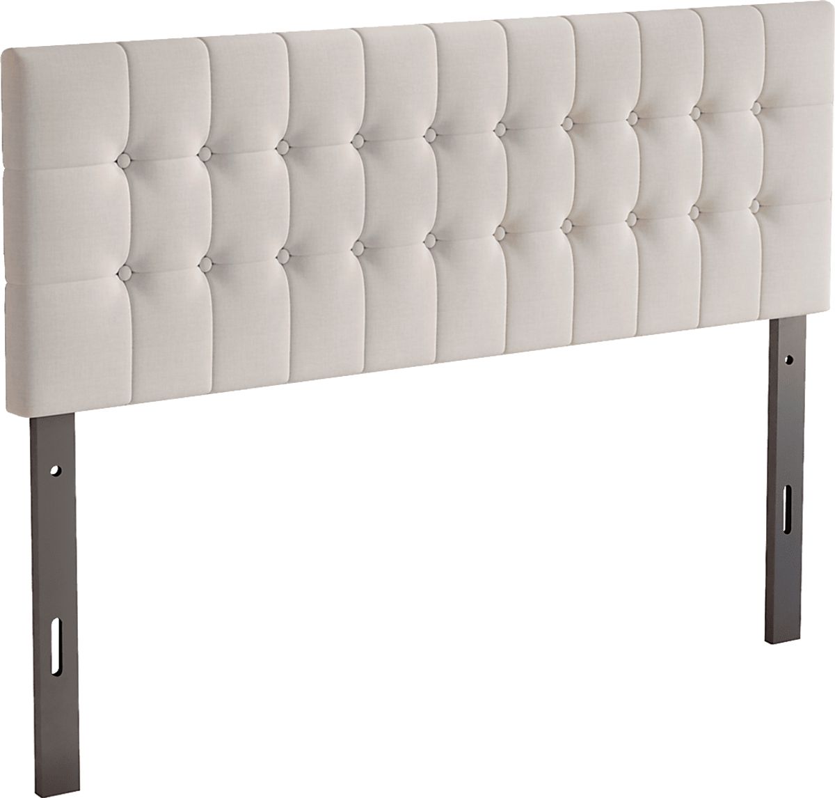 Malachi Light Gray Polyester Fabric King Headboard | Rooms to Go