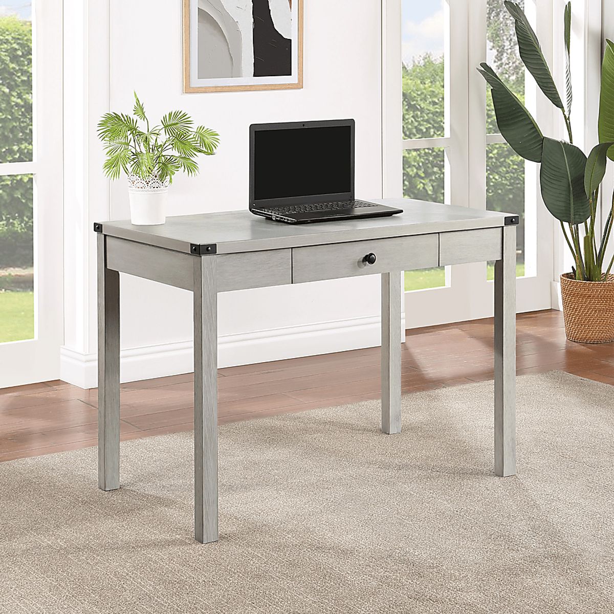 Wayn Brown Desk | Rooms to Go