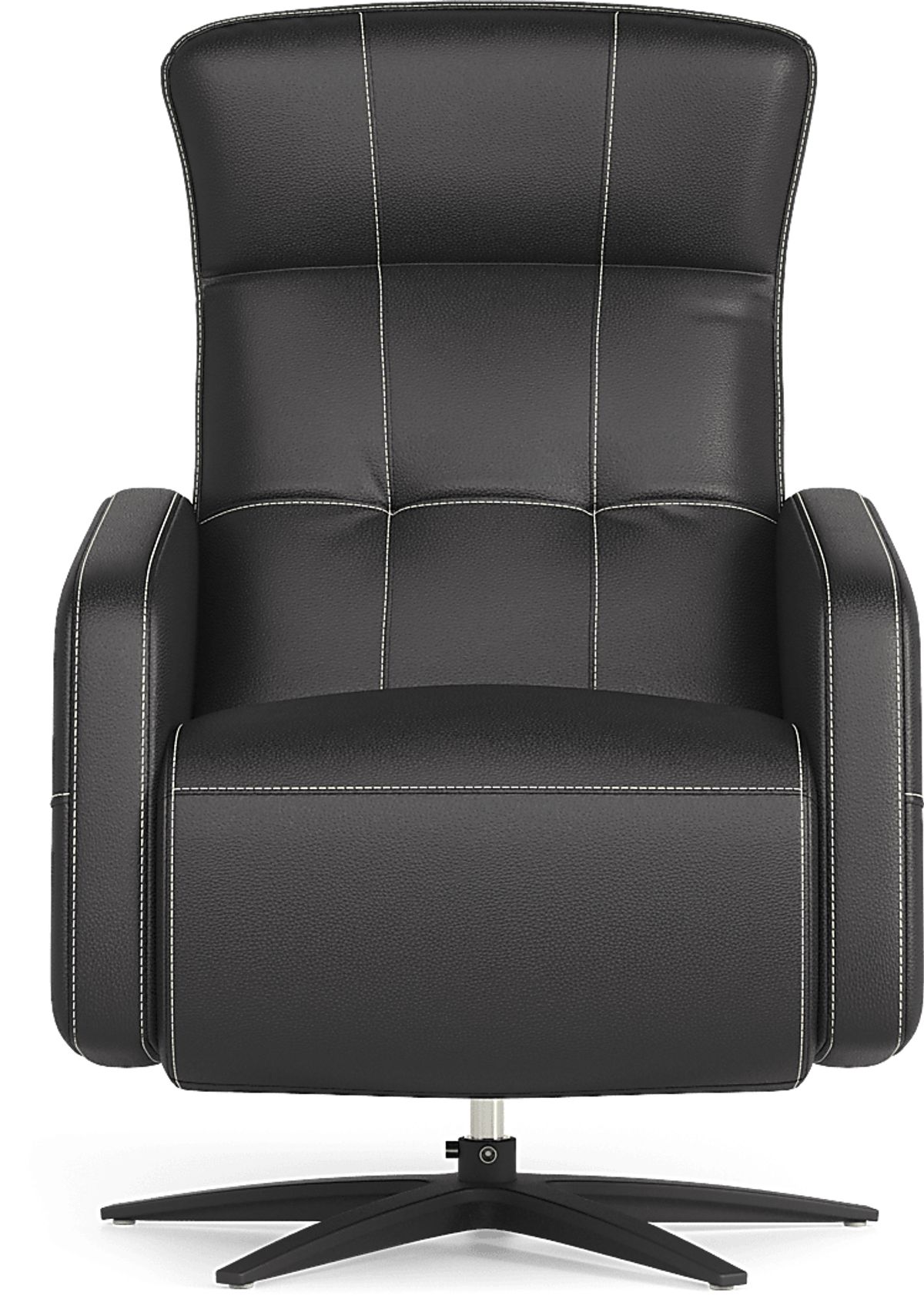 Weatherford Park Black Woven Power Swivel Recliner | Rooms to Go