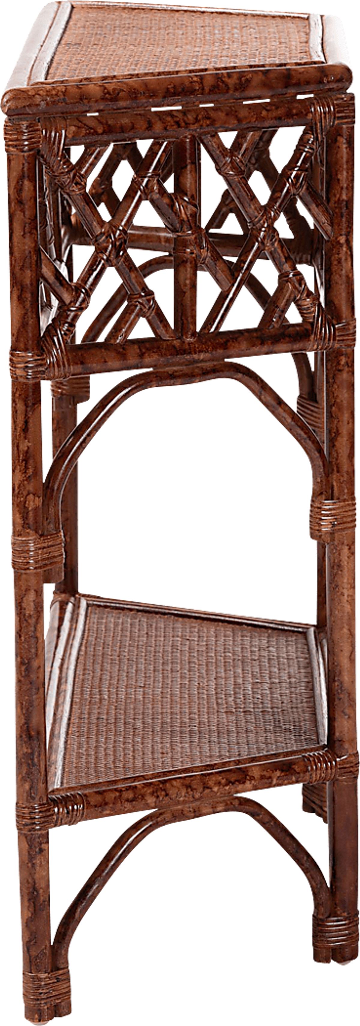 Webwayt Dark Brown Wood Console Table | Rooms to Go