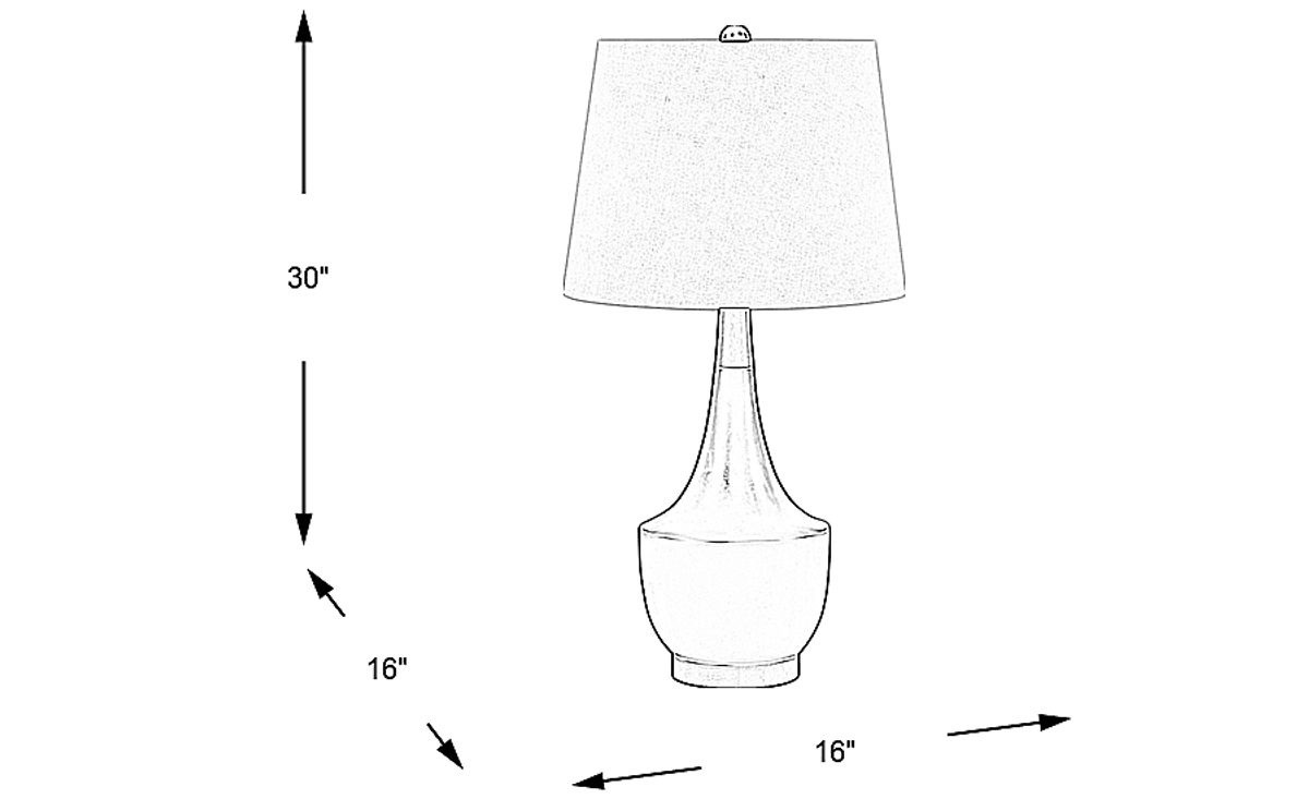 Weikel Boulevard Black Black,Colors Table Lamp | Rooms to Go