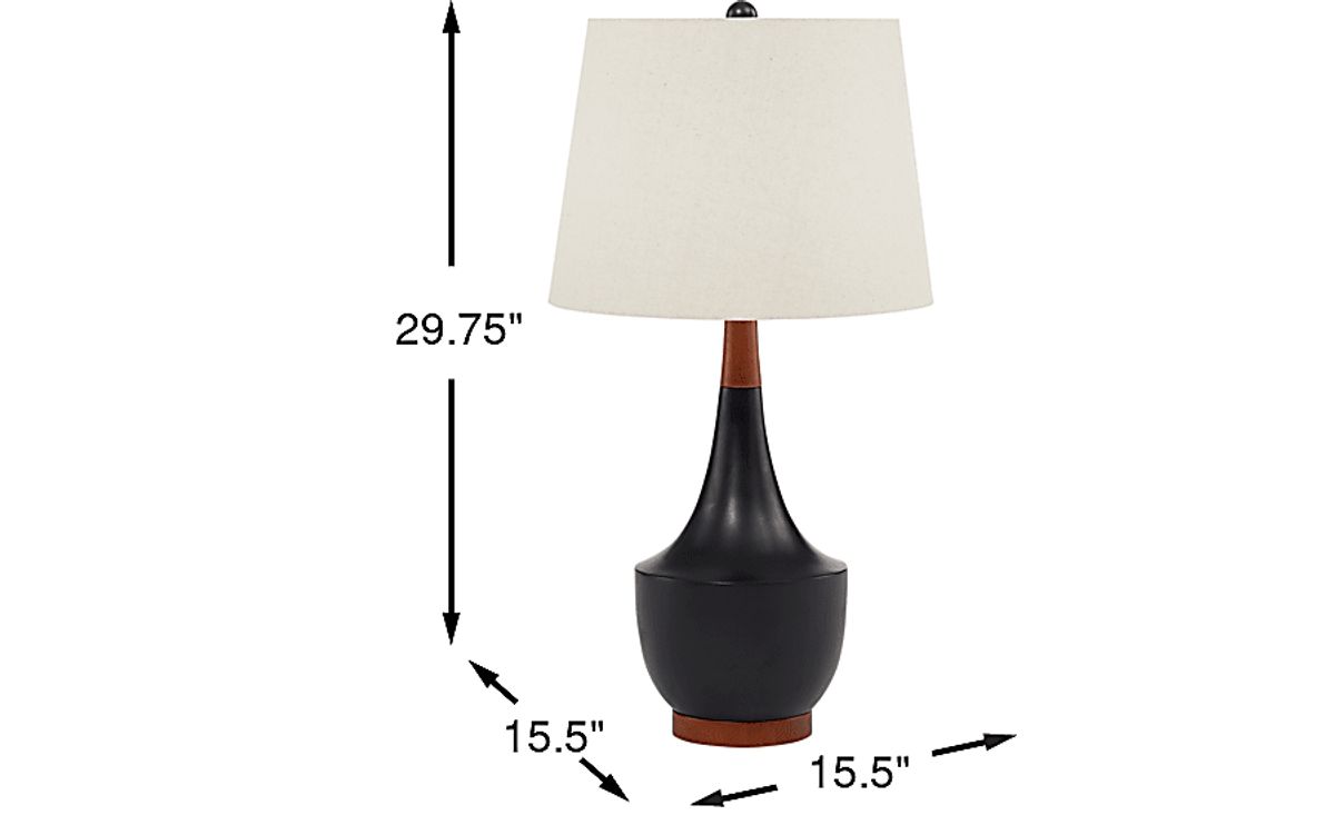 Weikel Boulevard 2 Pc Black Black,Colors Table Lamps | Rooms to Go