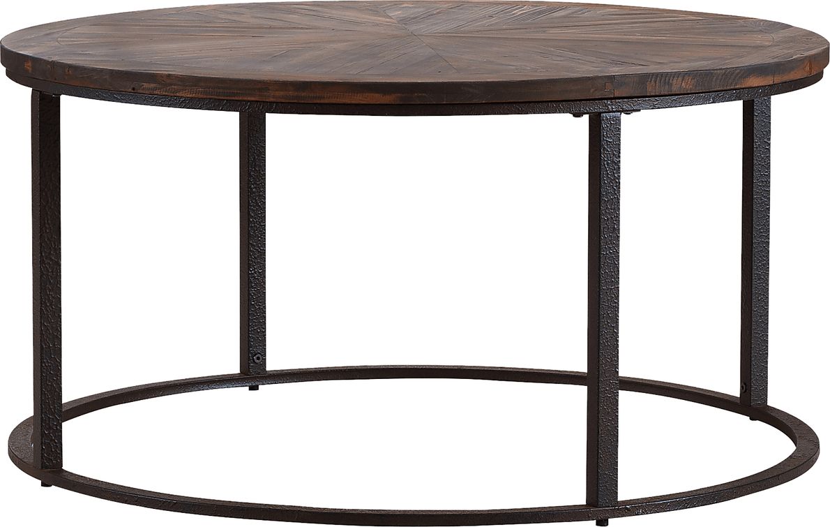 Welltown Brown Dark Wood Cocktail Table - Rooms To Go