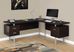 Wellyn Cappuccino Dark Wood Desk - Rooms To Go