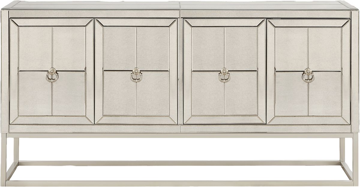 Welwood Gold Colors,Metal Credenza | Rooms to Go