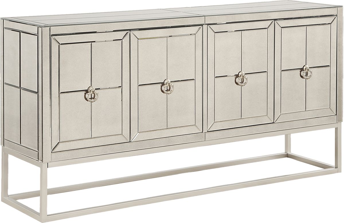 Welwood Gold Colors,Metal Credenza | Rooms to Go