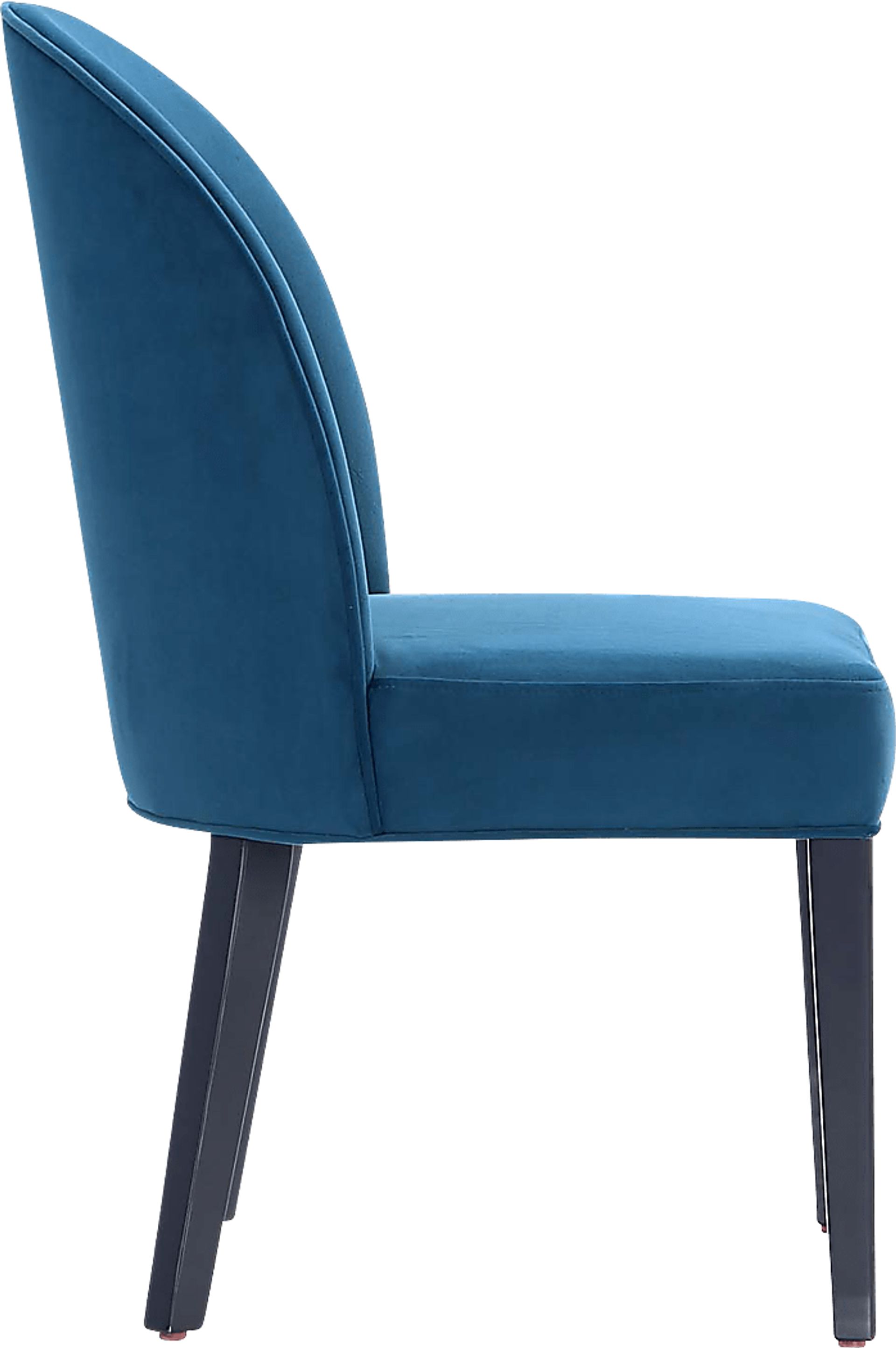 Wennes Blue Velvet Plush Dining Chair, Set Of 2 | Rooms to Go