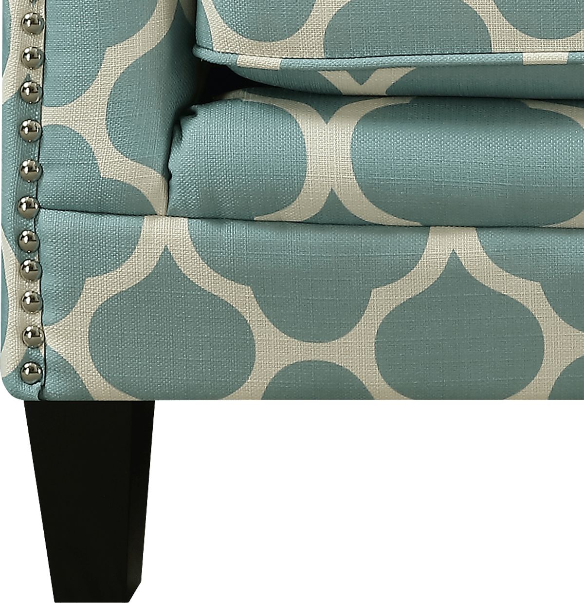 Weona I Aqua Blue Polyester Fabric Accent Chair | Rooms to Go