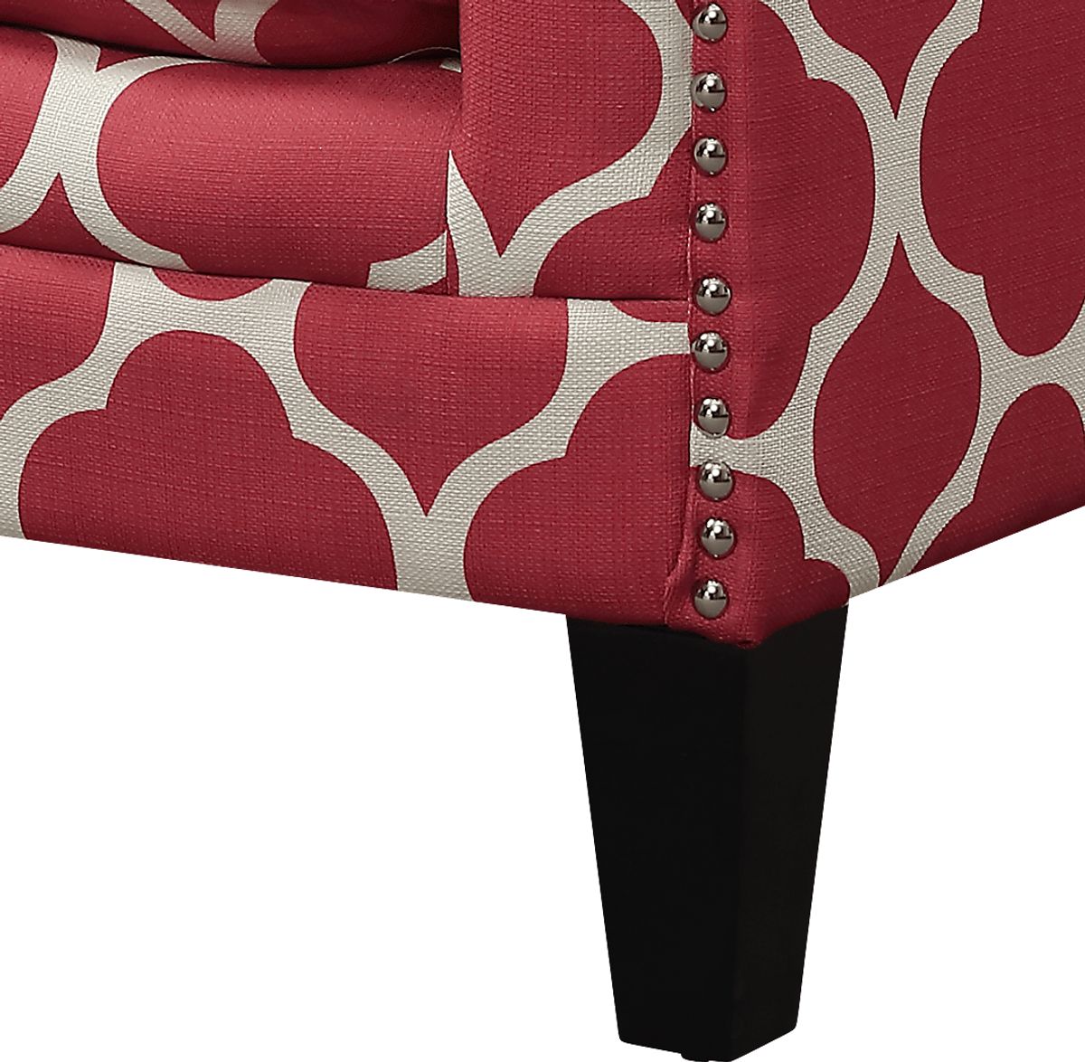 Weona I Red Polyester Fabric Accent Chair | Rooms to Go