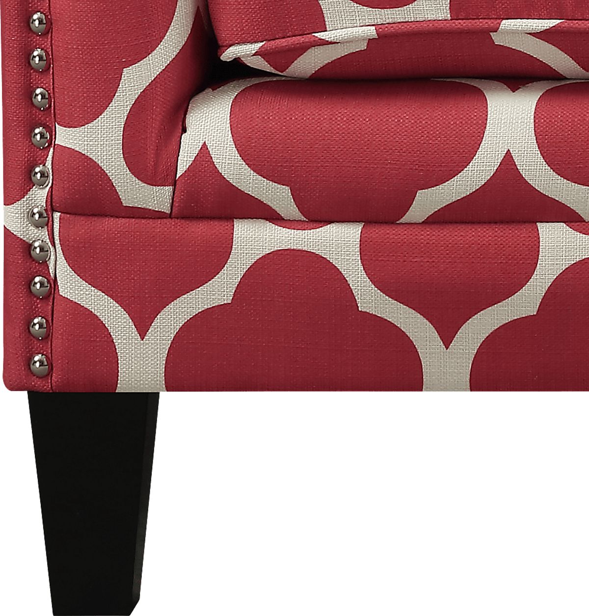 Weona I Red Polyester Fabric Accent Chair | Rooms to Go