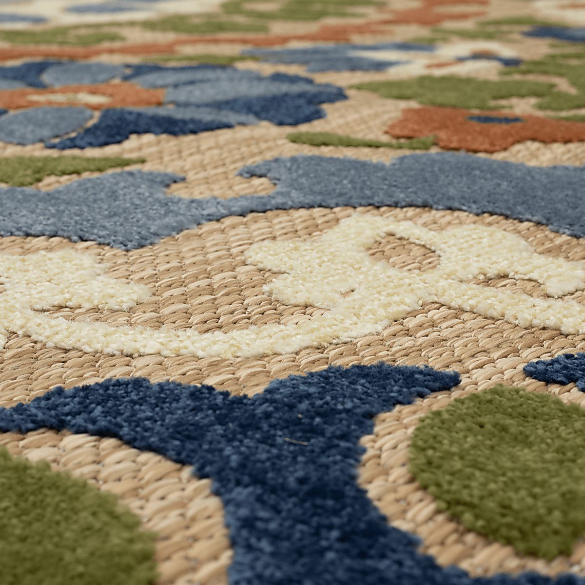 Wesland Beige,Blue,Green,Rust Beige,Blue,Green,Red Outdoor Rugs | Rooms ...