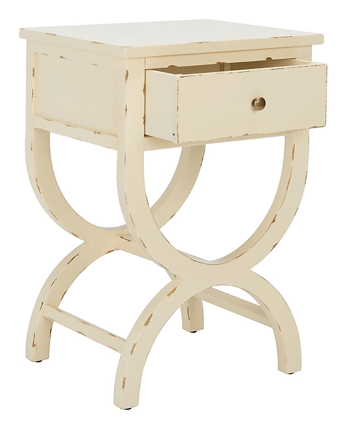 Wespanee Cream Colors,Light Wood,White Nightstand | Rooms to Go