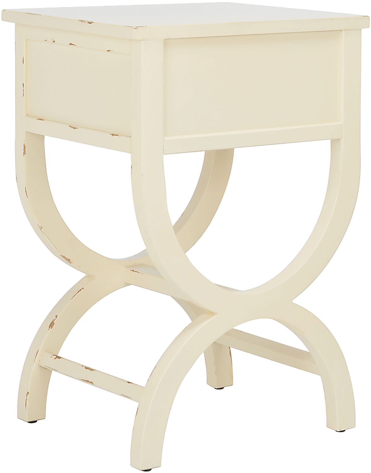Wespanee Cream Colors,Light Wood,White Nightstand | Rooms to Go