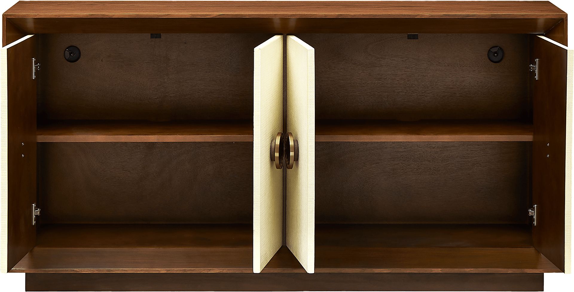 Wesseles Walnut Dark Wood Credenza | Rooms to Go