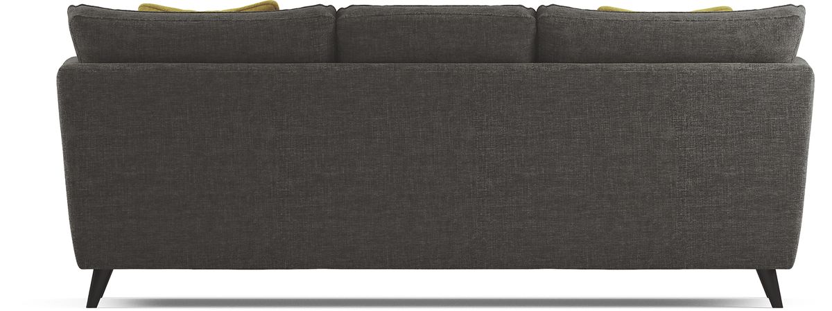 West Loft Slate Gray Chenille Fabric Sofa | Rooms to Go