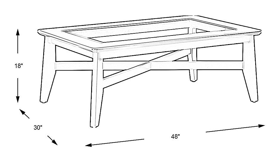 Westcreek Black Cocktail Table - Rooms To Go