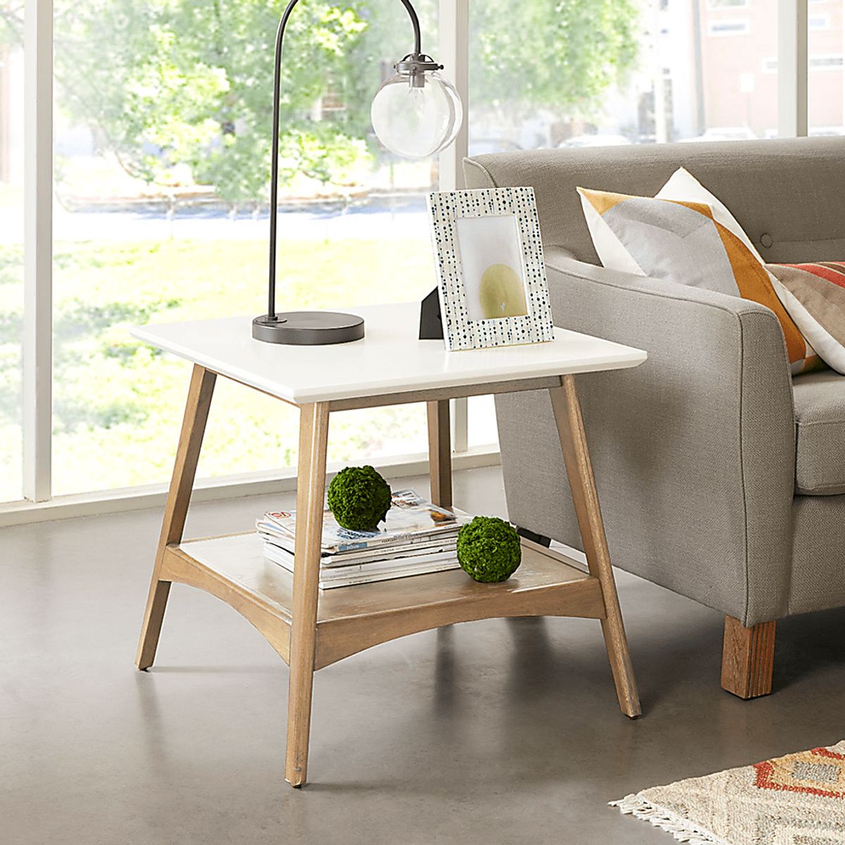 Westella Natural Light Wood End Table | Rooms to Go