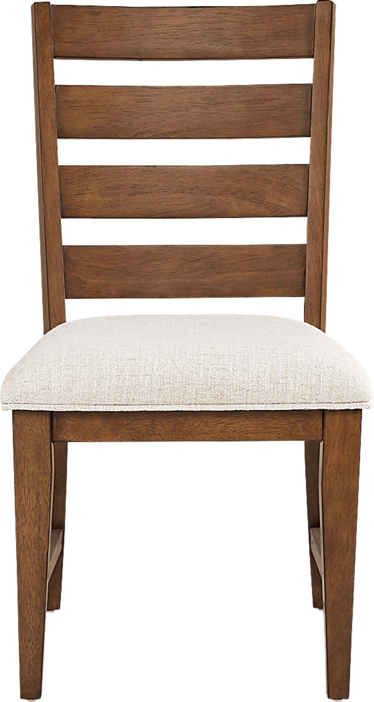 Westham 5 Pc Brown Dark Wood Cream Beige Dining Room Set With Dining ...