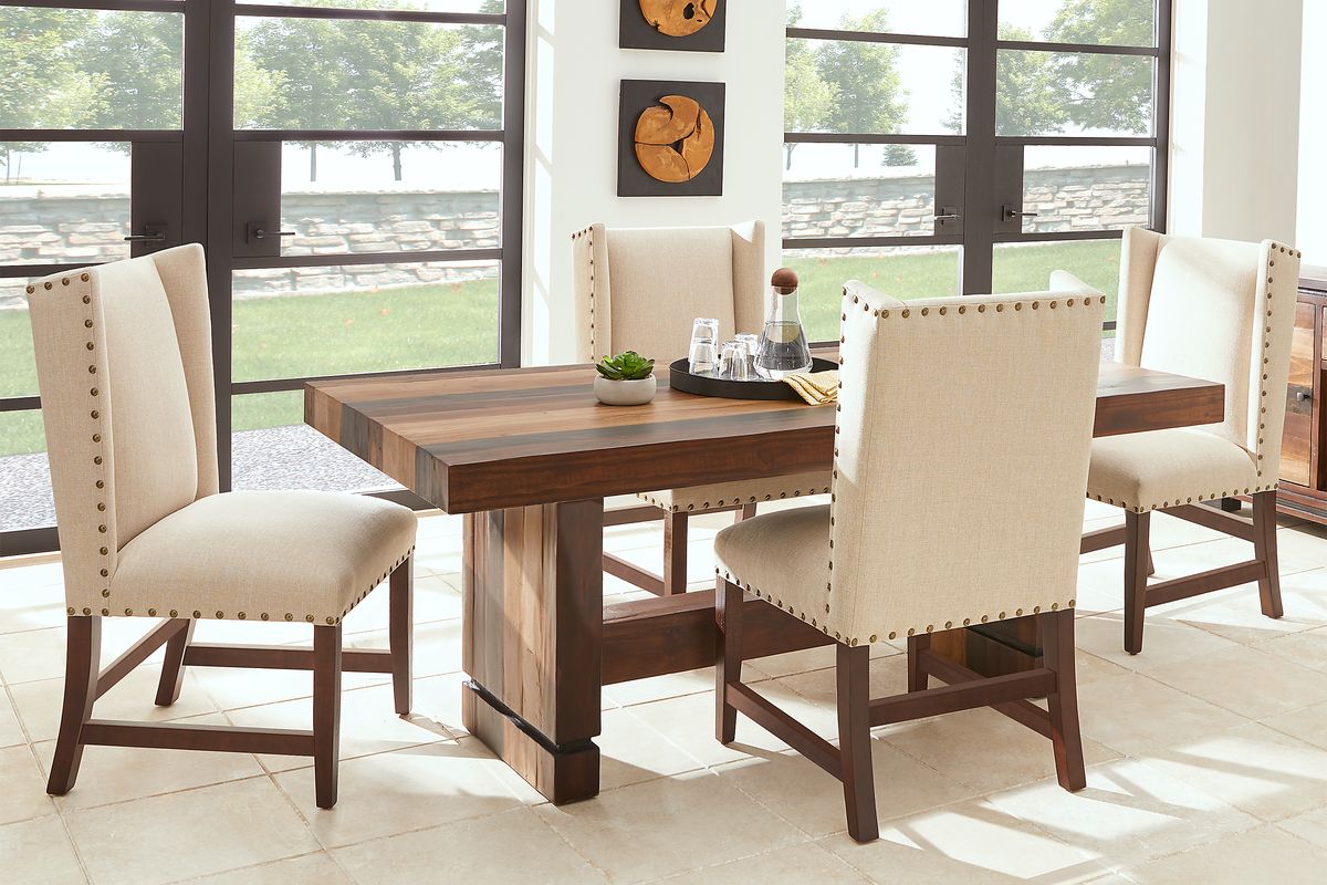 Westover Hills Brown Dark Wood Rectangle Dining Table | Rooms to Go